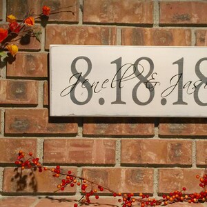 Personalized Wedding Date and Names Established Sign Family Name Sign ...