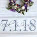 Personalized Wedding Date and Names Established Sign Family Name Sign ...