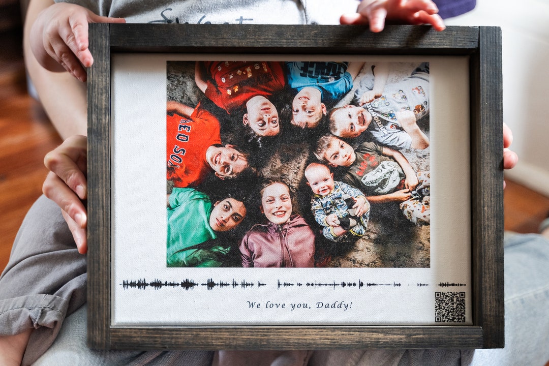 Photo Gift With Personalized Voice Recording Sign - Sentimental Gift ...