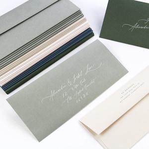 Number 10 Business Envelopes Fancy Slim Letter Size Envelopes for ...