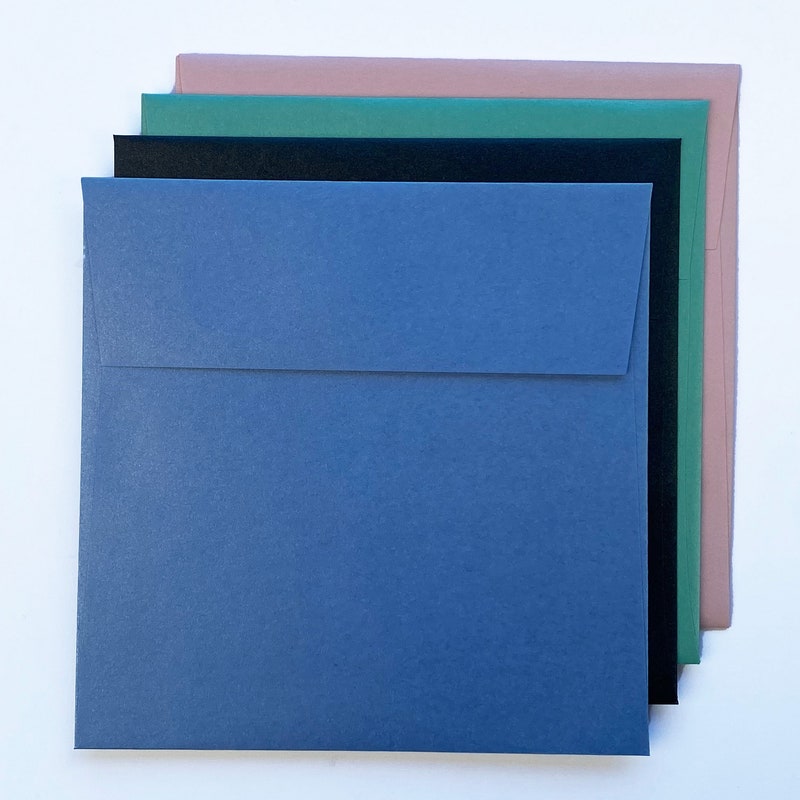 Burgundy Square Envelopes - Etsy