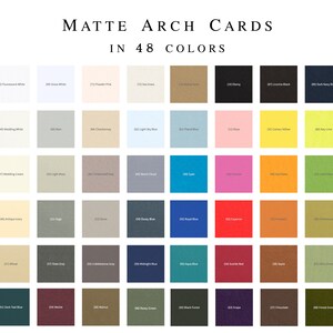 Midnight Navy Blue Arch Shaped Paper 5x7 A7 or 4x5 A2 Sizes 25 Blank ...