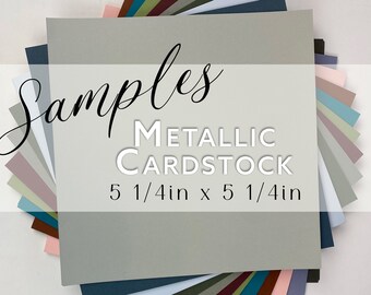 Premium Square Cardstock Paper pack of 25 Squares Choose Size and Color ...