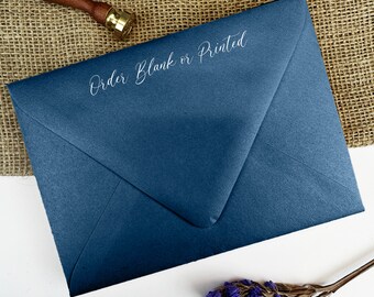 Navy Envelopes Size A7 or A6 Pack of 25 - Etsy