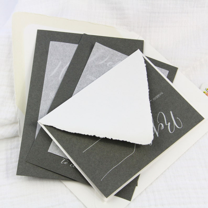 5x7 Wedding Invitation Tissue Inserts | 50 White Sheets - Etsy
