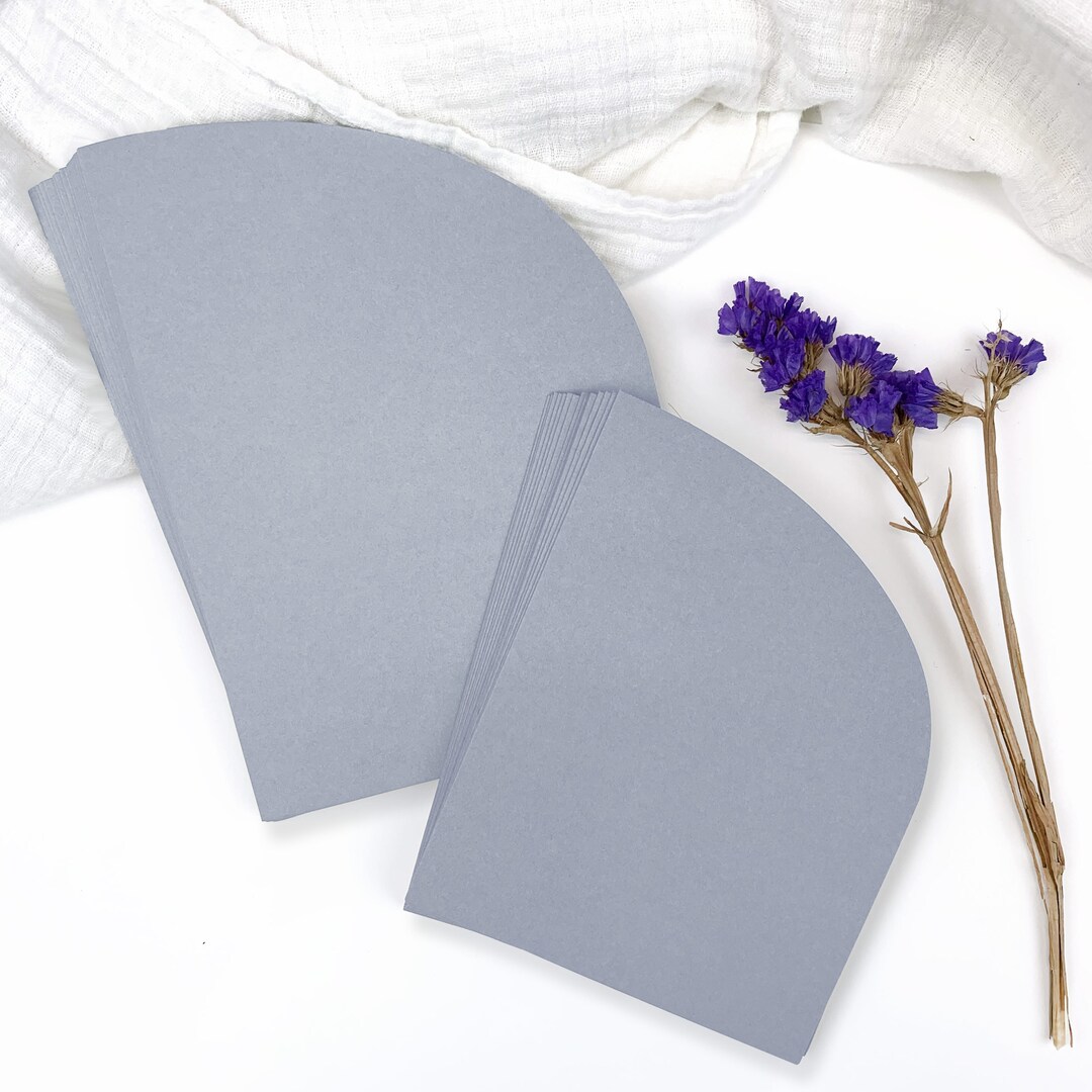 Storm Cloud Periwinkle Arch Cards for Wedding Invites, Rsvps | Thick ...