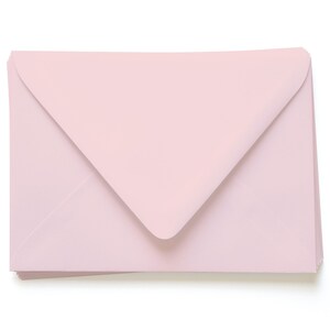 Rosa Light Pink Envelopes for Wedding Shower Invitations 25 - Etsy