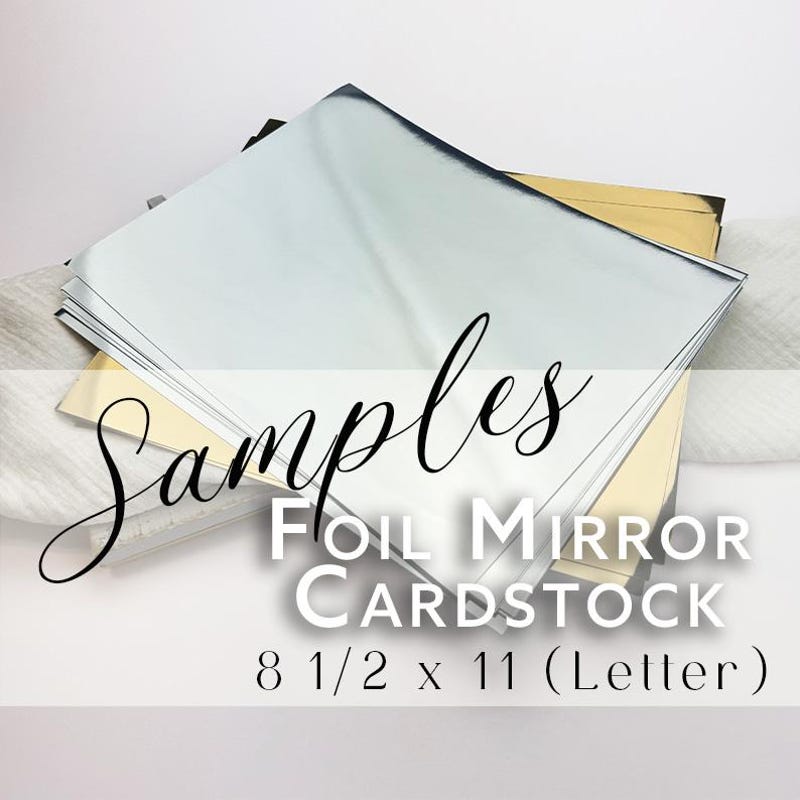 Luxury Foil Cardstock - Etsy