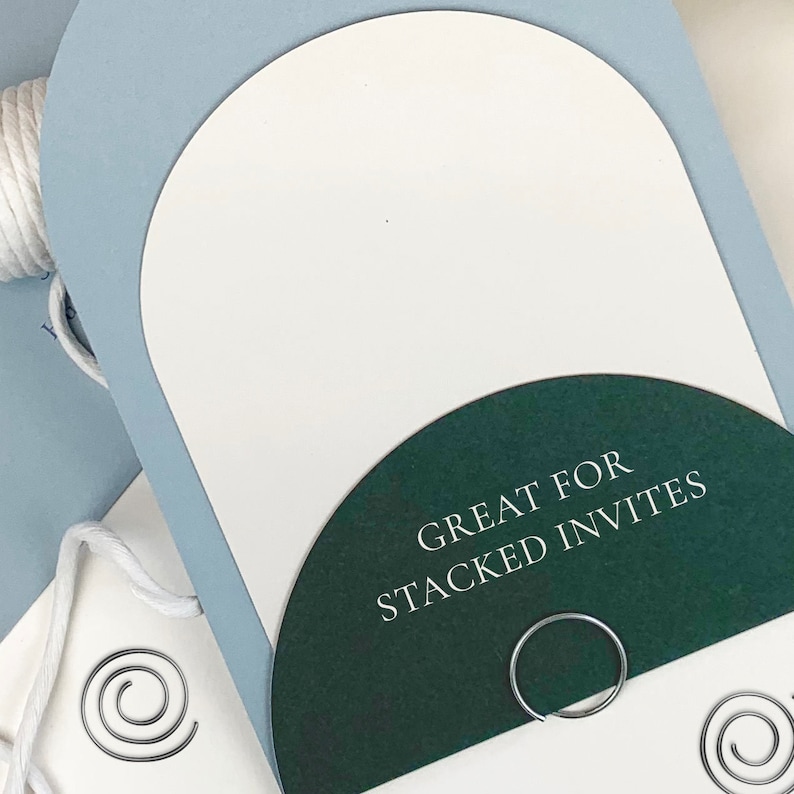 Decorative Spiral Paper Clips | Invitation Embellishments, 100 Count - Etsy