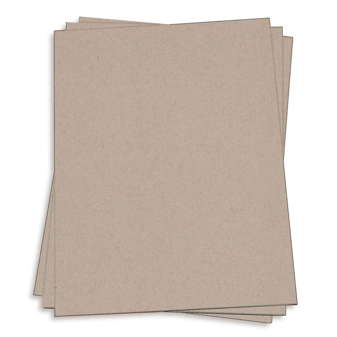 Papel Kraft de cartulina reciclada, Cartulina imprimible de 80 lb, 25 ...