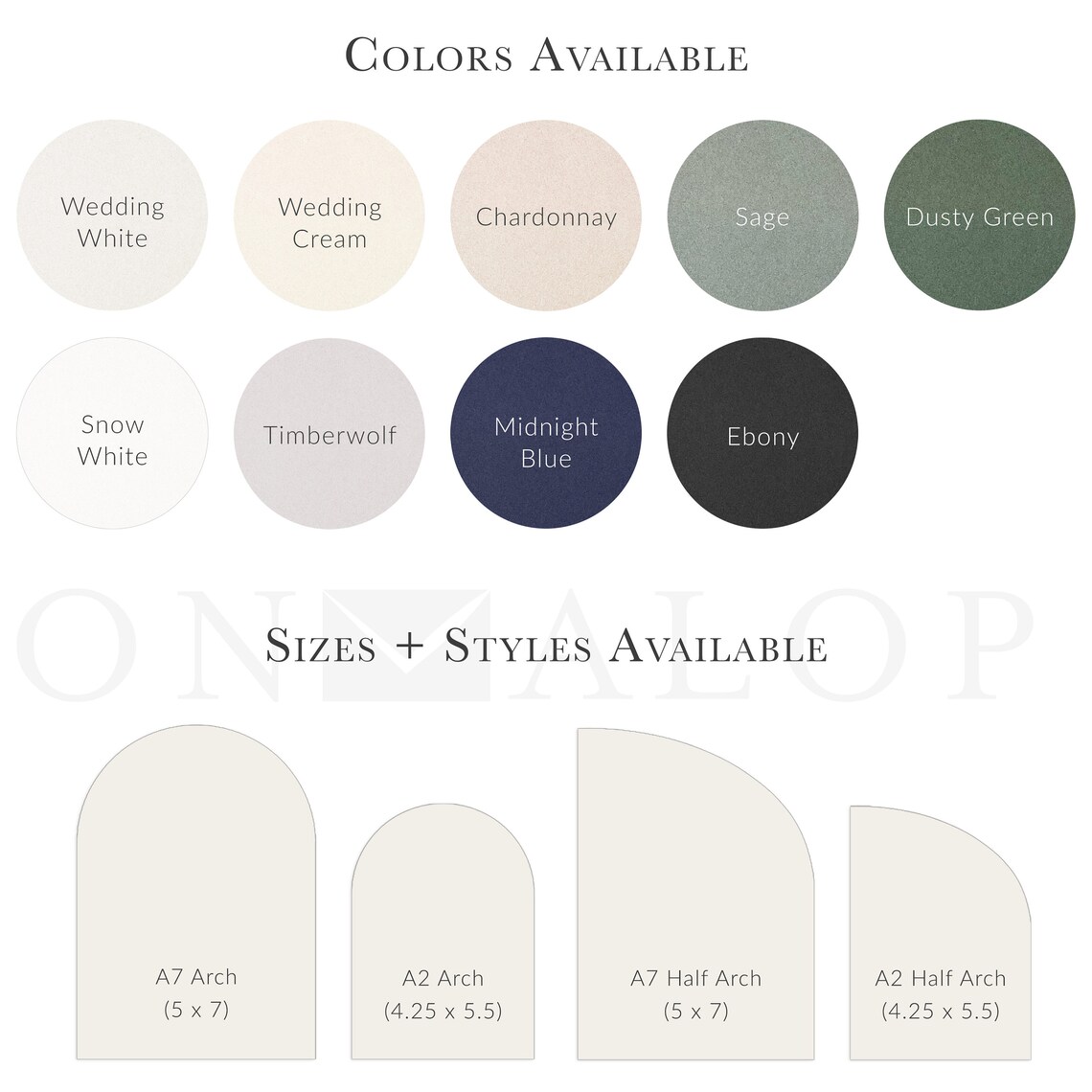 Midnight Navy Blue Arch Shaped Paper 5x7 A7 or 4x5 A2 Sizes - Etsy