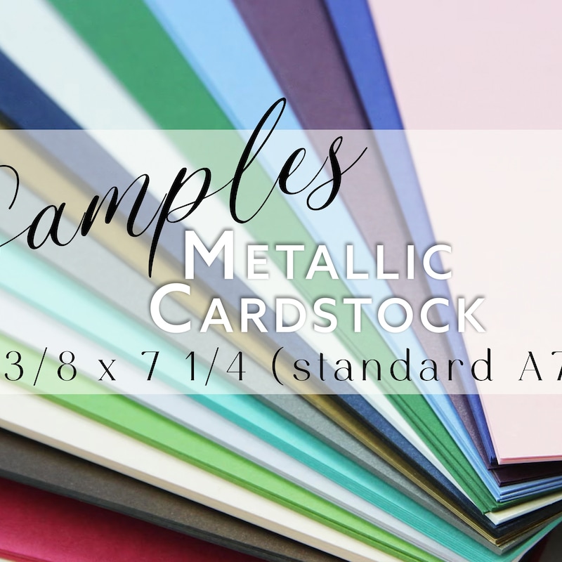 Shimmer Cardstock - Etsy