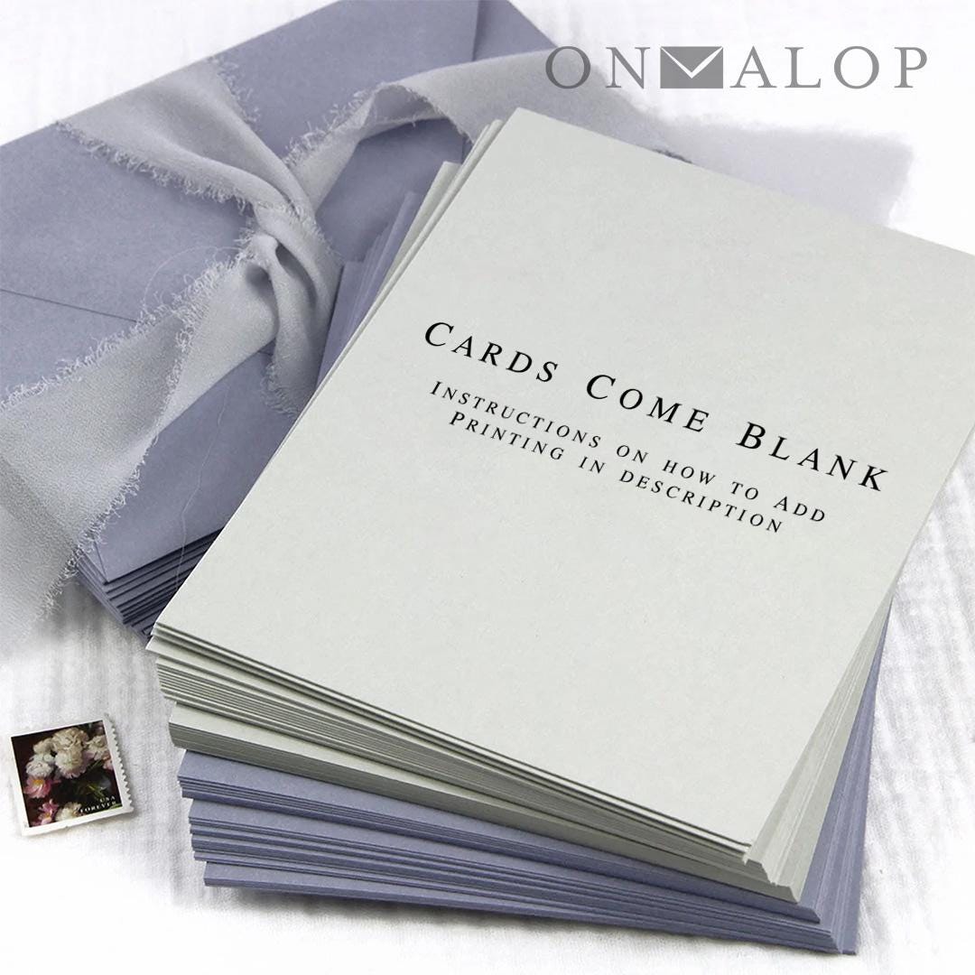 5x7 Card Stock | 50 Different Colors | Blank A7 Cards for Invitations ...
