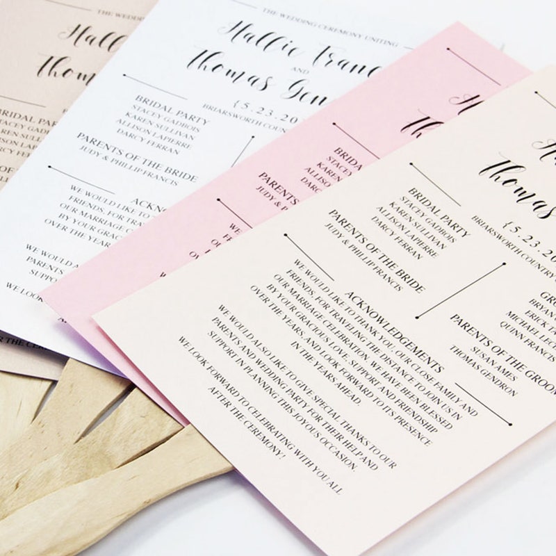 Program Holder - Etsy