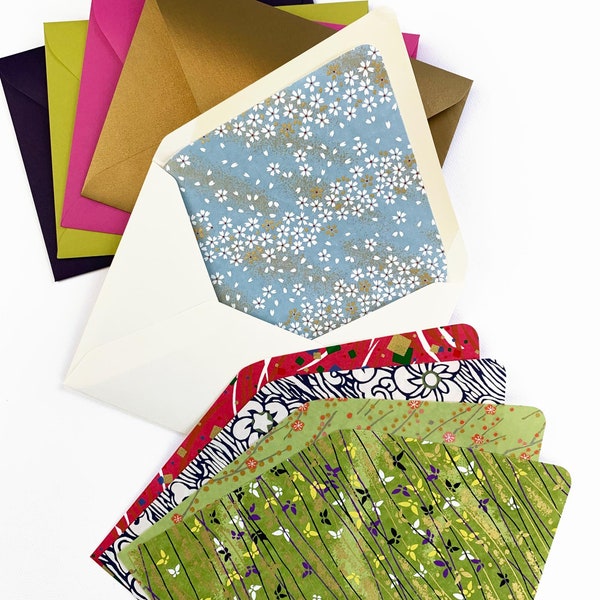 Lined Envelopes - Etsy