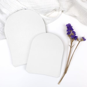 Bright White Snow Arch Shaped Cards for Invites, Menus, Table, Save the ...