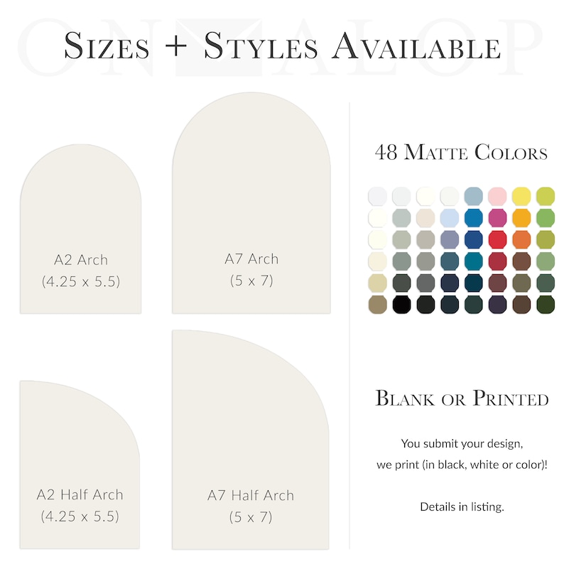 Wedding White Arch or Half Arch Paper for Invites Table - Etsy