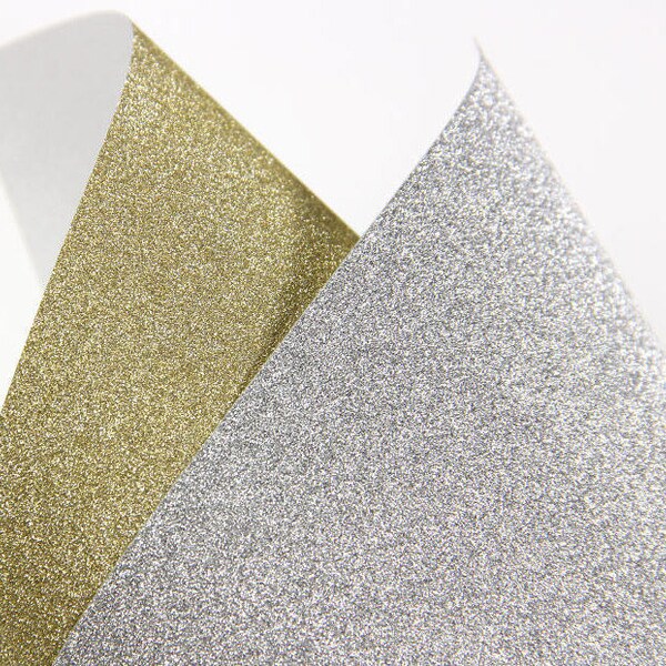 Gold Glitter Paper - Etsy