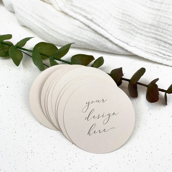 Circle Place Card - Etsy