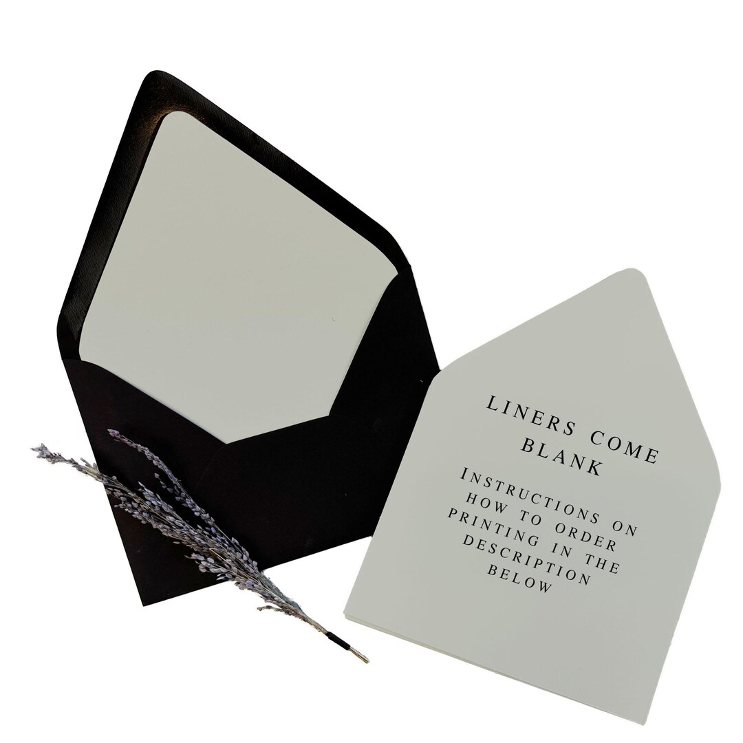 Light Moss Green Envelope Liner Paper | 25 Blank Euro Flap Liners (4x6 ...