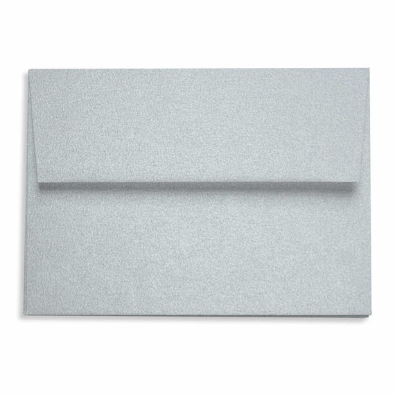 Silver Shimmer Metallic Envelopes for Wedding Invitations - Etsy