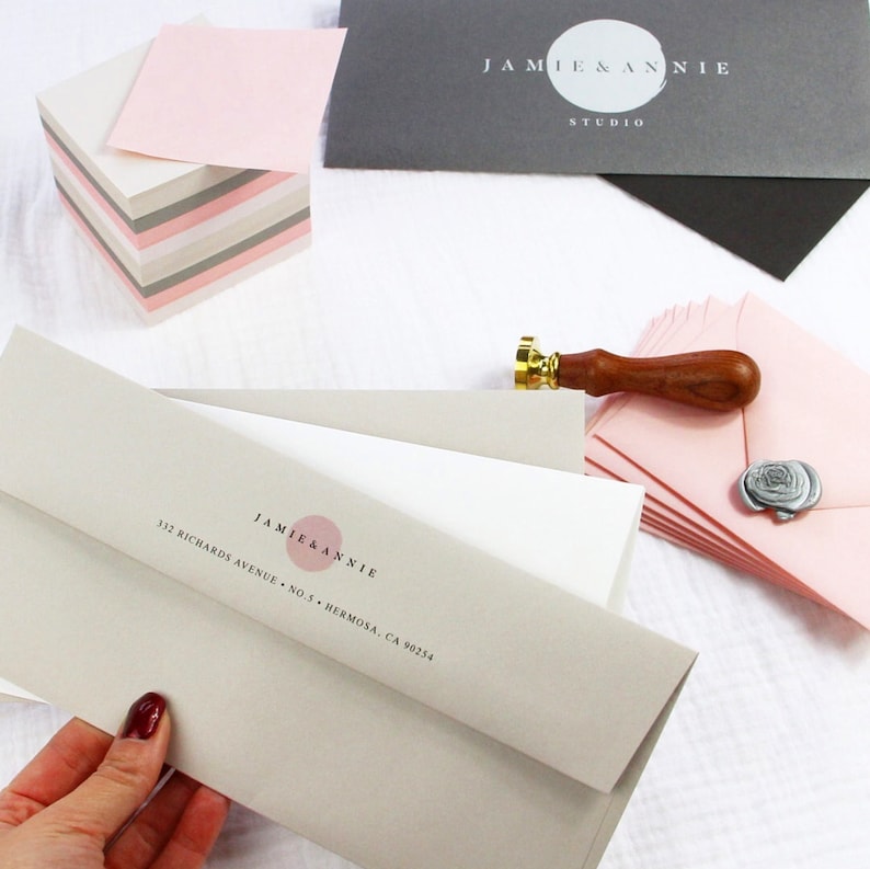 Number 10 Business Envelopes Fancy Slim Letter Size - Etsy