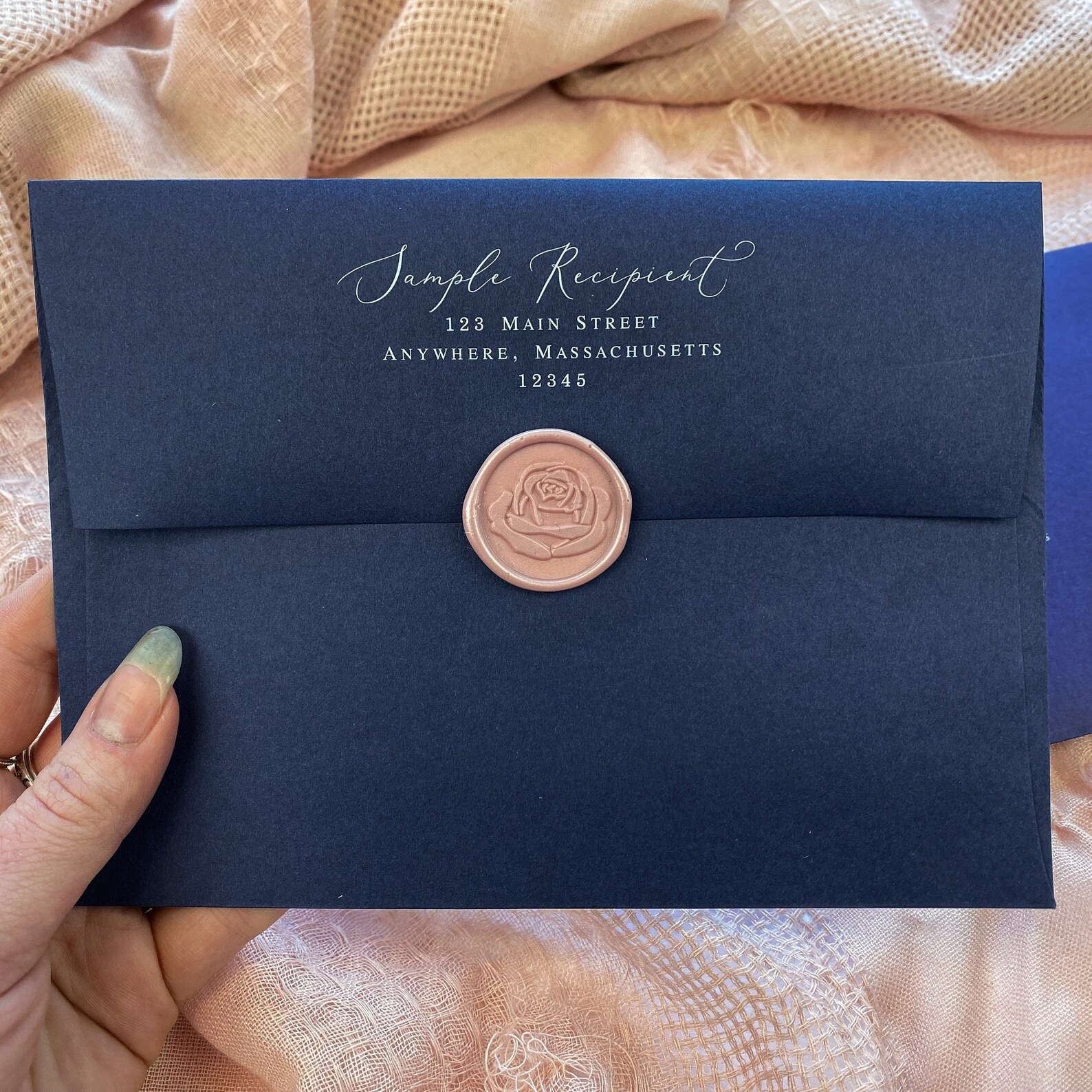 Midnight Blue Wedding Envelopes - Square Flap A7 (25 Pack) Blank - Etsy