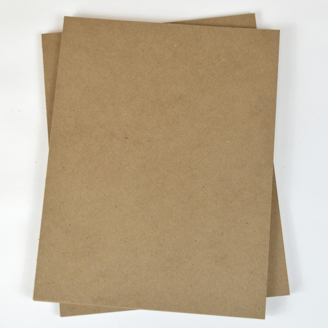 Thick Kraft Chipboard, Cardboard for Scrapbooking, Crafts (25 Sheets ...