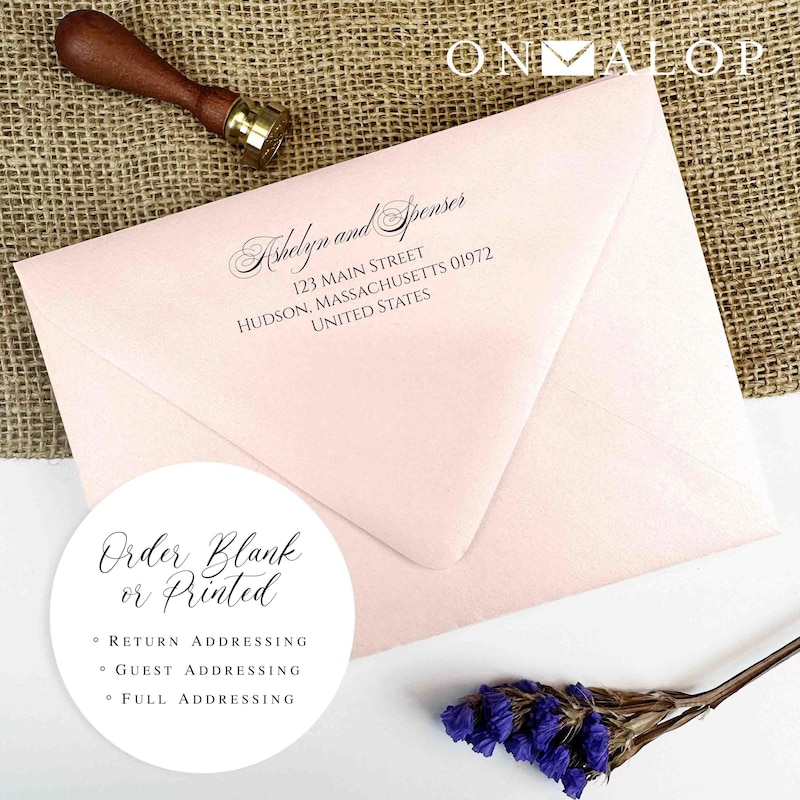 Coral Printed Envelopes - Etsy