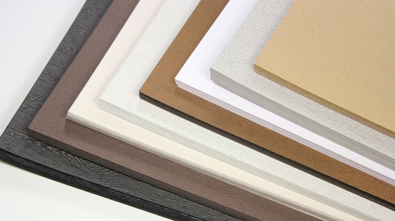 Woodgrain Paper 8.5x11 Paper 5 Sheets Woodgrain Cardstock Cardstock ...