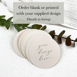 3-inch Round Paper Circles | Make Your Own Round Place Cards, Tags ...