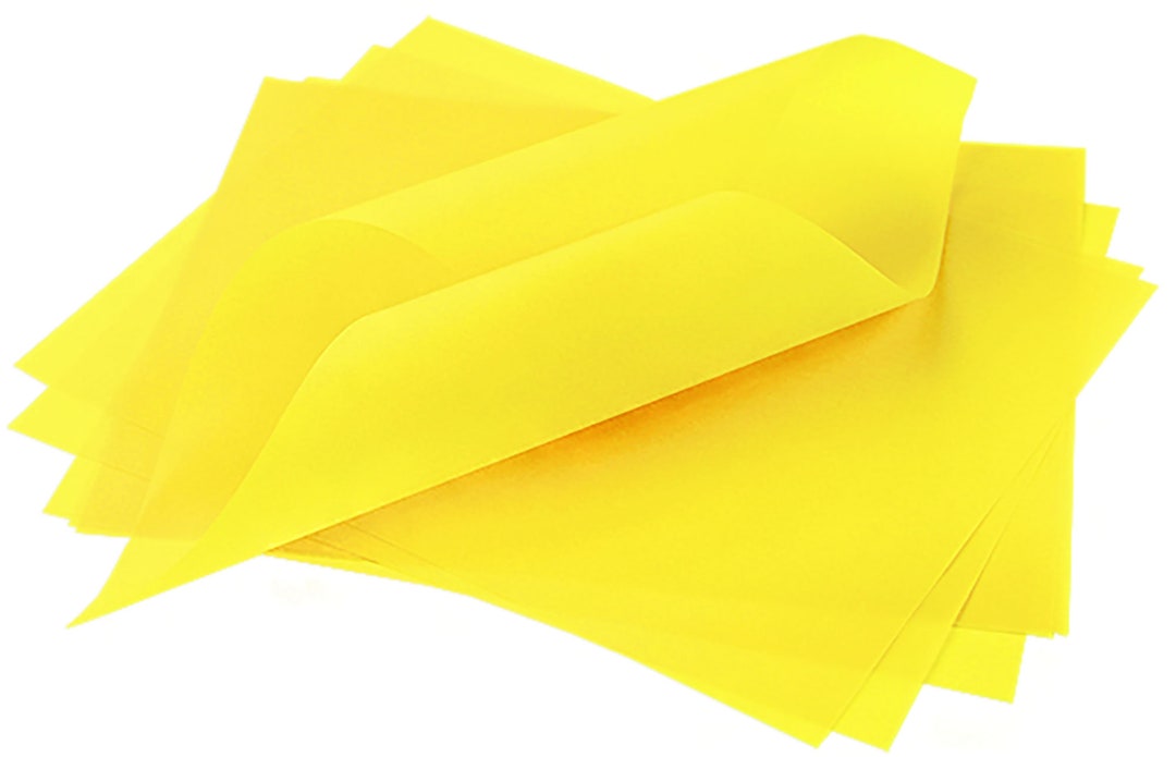 Yellow Vellum Paper | 8 1/2" X 11 Translucent Vellum | 100 Blank ...