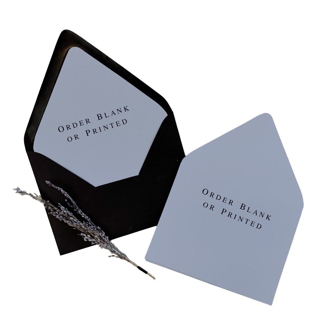 Periwinkle storm Cloud Envelope Liners for A2, A6, A7 More Sizes 25 ...