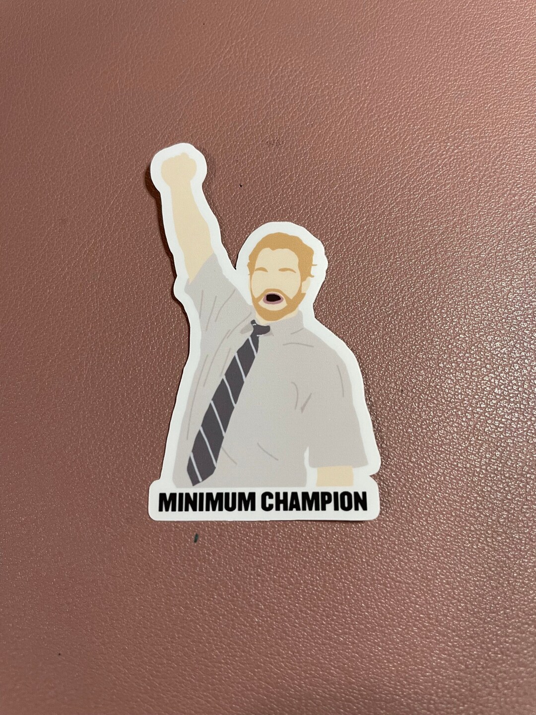 Andy Dwyer Sticker Parks and Recreation Minimum Champion - Etsy