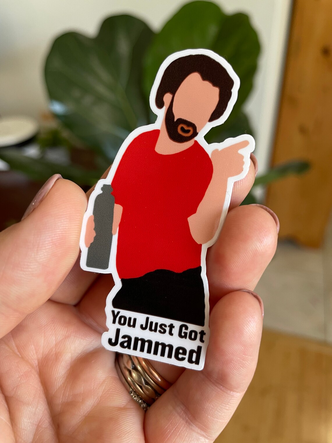 Parks and Recreation Sticker You Just Got Jammed Jeremy - Etsy