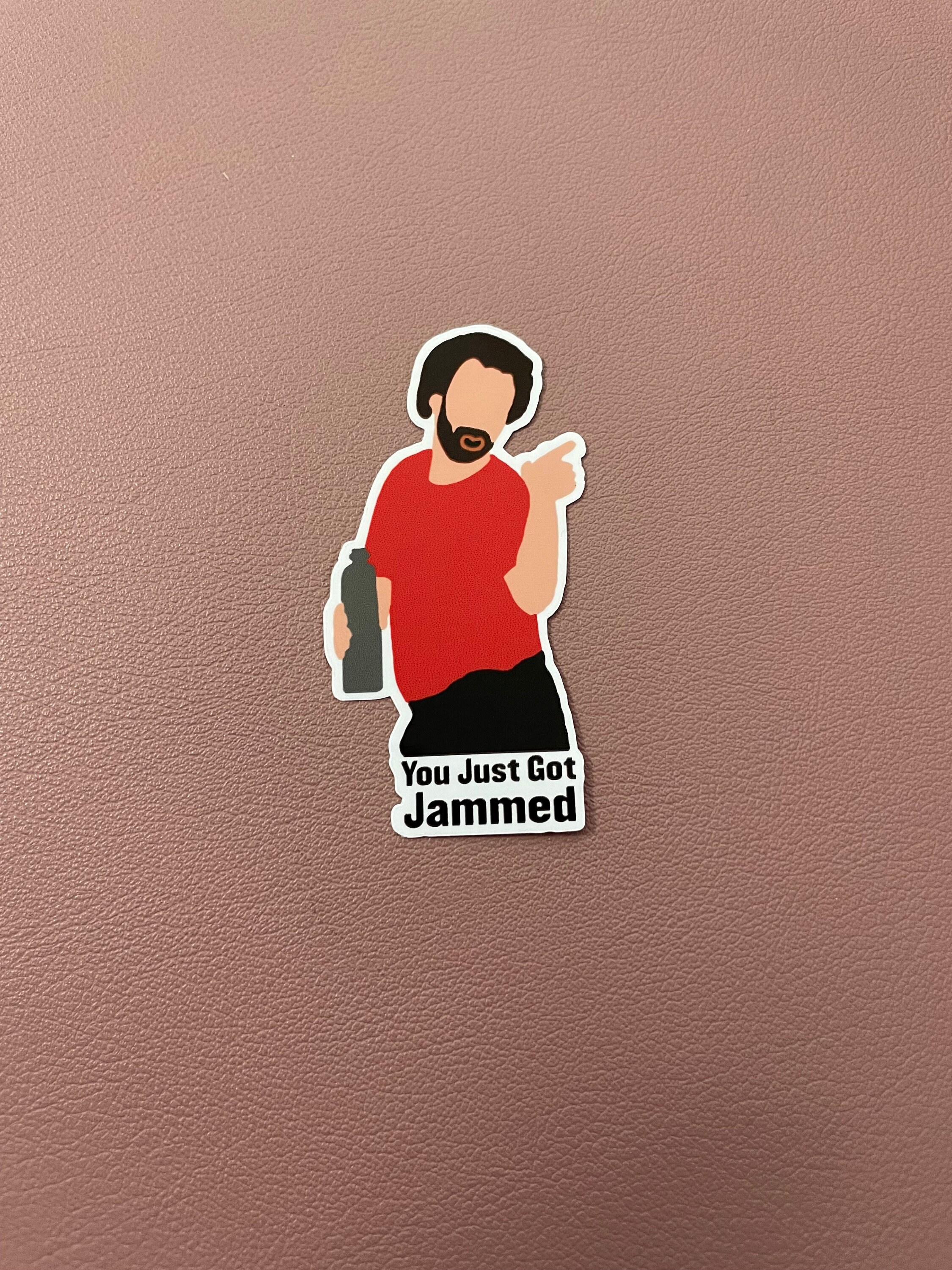 Parks and Recreation Sticker You Just Got Jammed Jeremy - Etsy