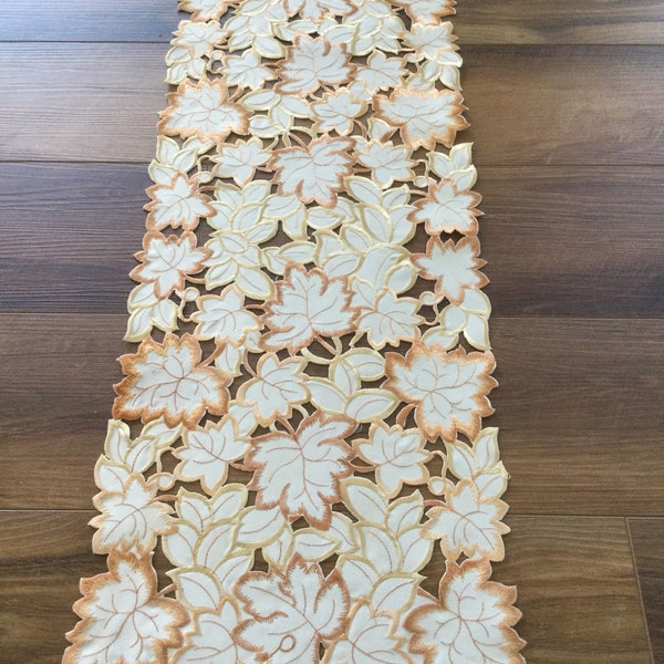 Leaf Table Runner - Etsy