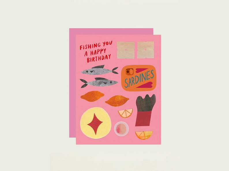 Happy Birthday Sardines - Etsy