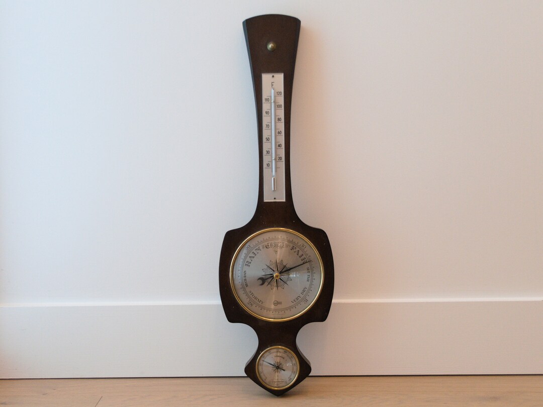 Beautifully Crafted Mid-century Wall Hanging Barometer by Airguide - Etsy