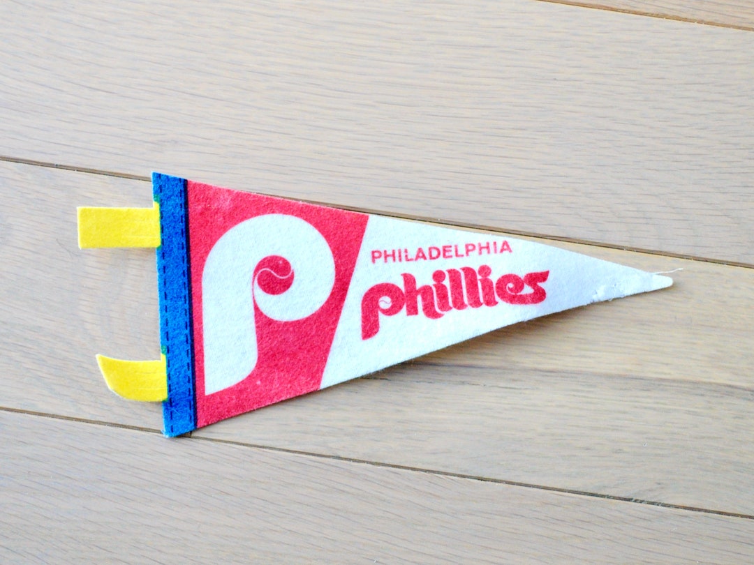 Vintage Felt/flag Souvenir Pennant Phillies, Philadelphia, Pensilvania ...