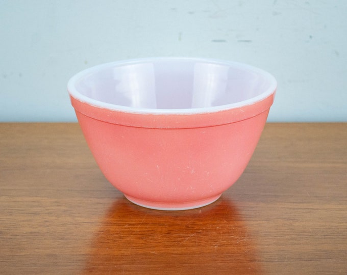 Vintage Pyrex Mixing Bowl Pink/flamingo 402 - Etsy