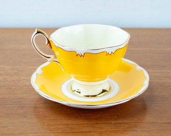 Yellow China Tea Cup - Etsy