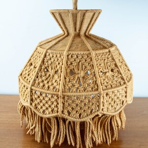 Vintage Macrame Swag Lamp - Shabby Chic - Cabine Decors - Etsy