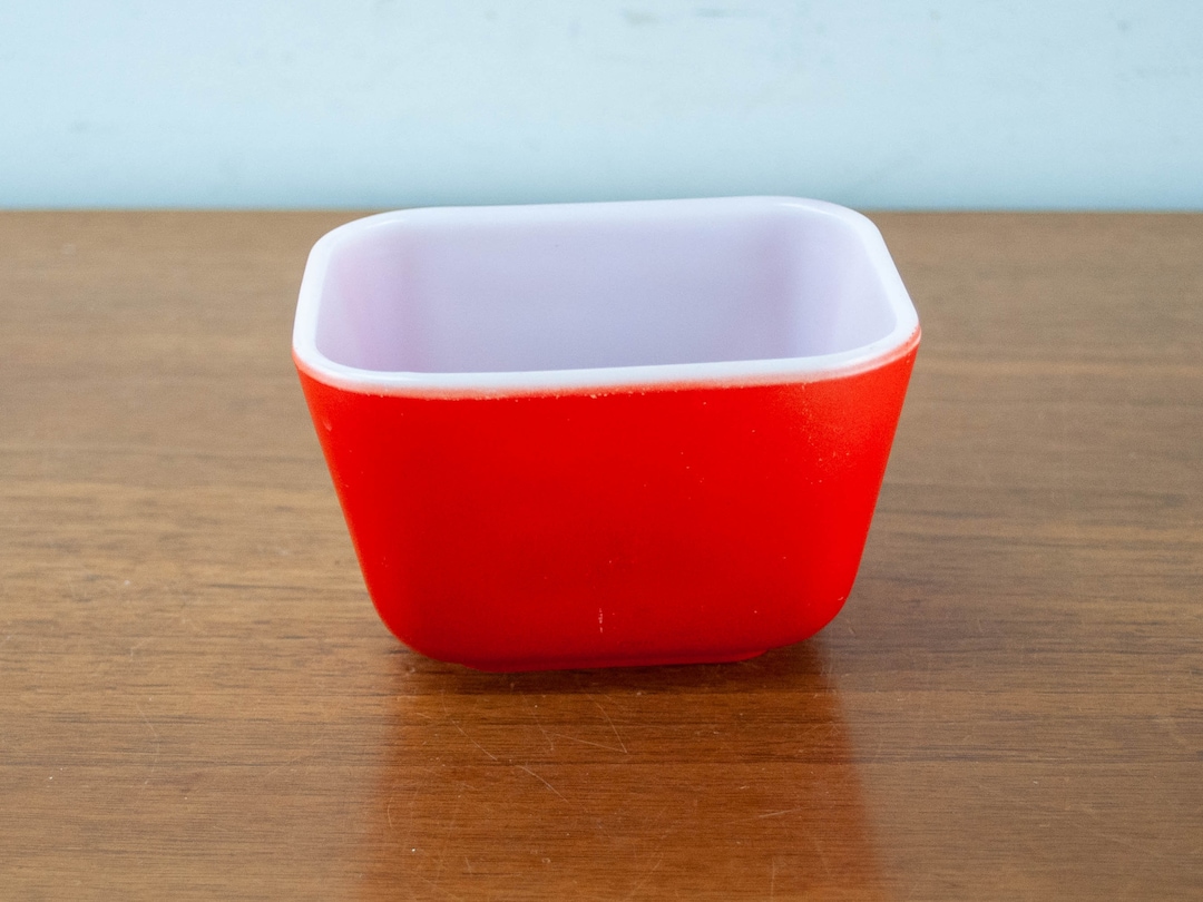 Vintage Pyrex Red Refrigerator Dishes 501 With No Lid - Etsy