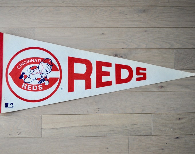 Vintage Felt/flag Souvenir Pennant - Cincinnati, Reds, Ohio, USA, MLB ...