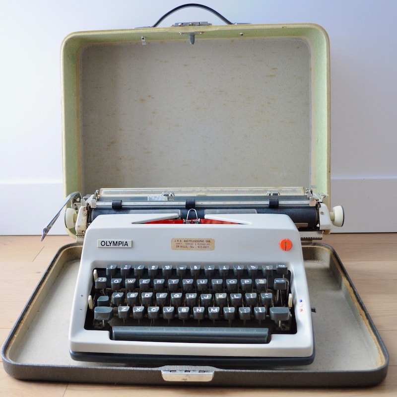 Olympia Typewriter - Etsy