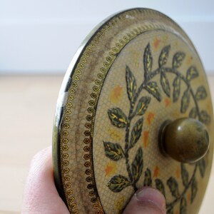 Vintage English Tin Biscuit Barrel With Moisture Absorber Vintage ...