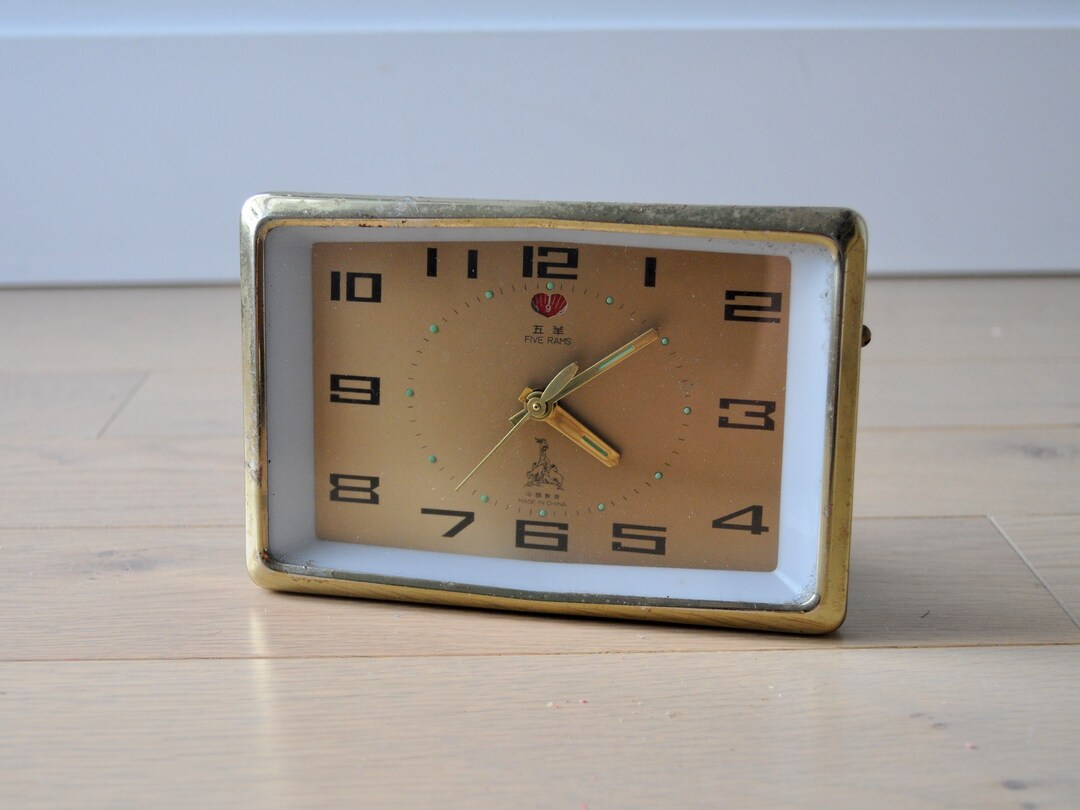 This Still Charming Alarm Clock Was Made in the 70s by Five Rams - Etsy