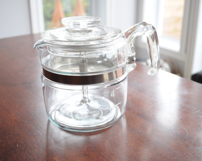 Silex Coffee Percolator Glass 8 Cup Stove Top Pot - Etsy