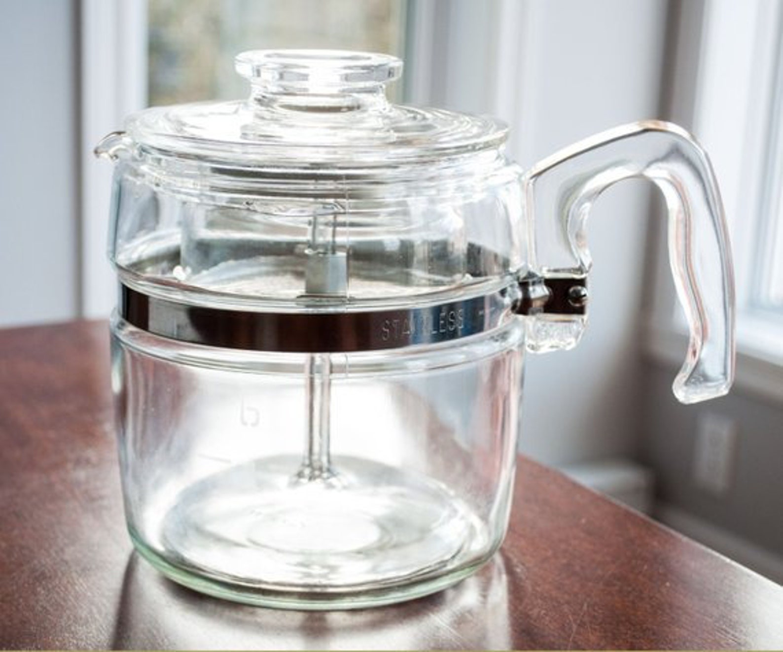 Vintage Pyrex Coffee Pot 9 Cups - Vintage Pyrex Maker Percolator - Etsy